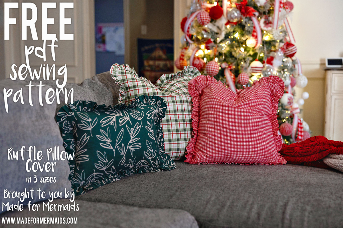 Ruffle Pillow Cover by Made for Mermaids | Threadloop
