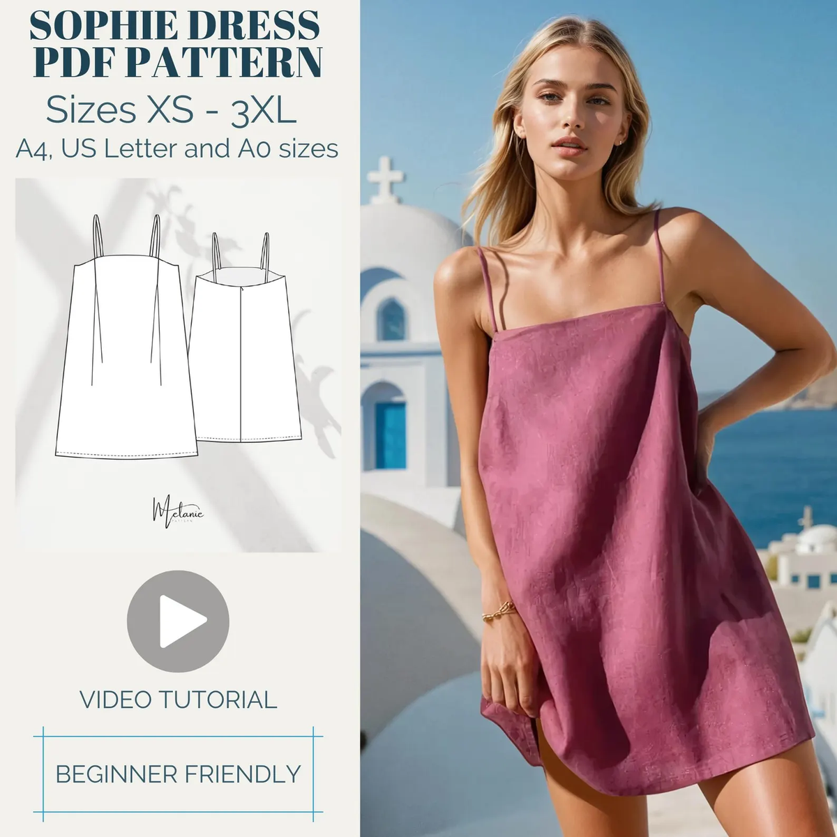 Sophie Dress by MelaniePattern | Threadloop