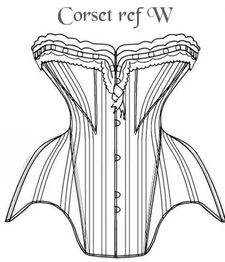 Corset Ref W by Atelier Sylphe | Threadloop