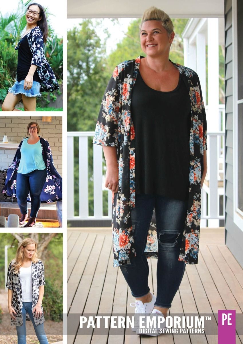 Songbird Duster Jacket and Cardi by Pattern Emporium | Threadloop