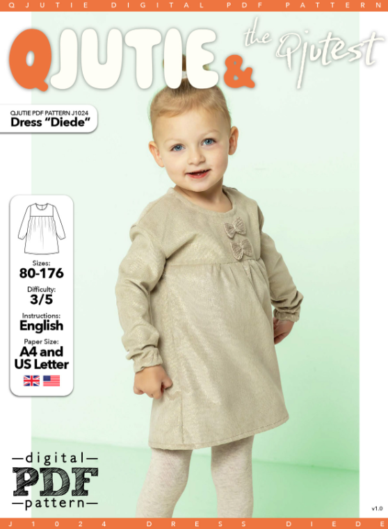 Q2556 | Dress A/B / J1024 Dress Diede by Made by Oranges | Threadloop