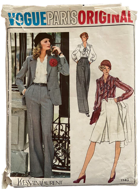 1143 | Misses' Jacket, Pants, Skirt and Blouse by Vogue | Threadloop