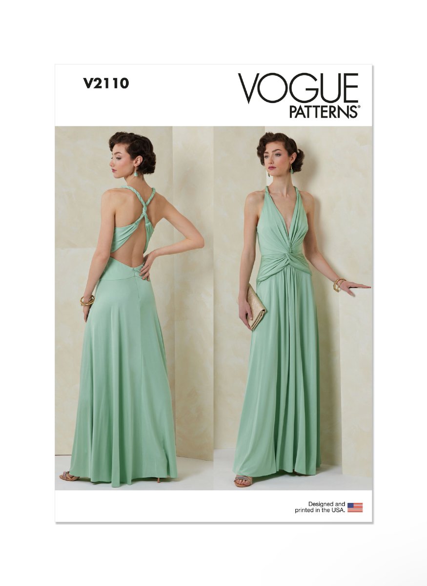 V2110 | Misses' Gown by Vogue | Threadloop