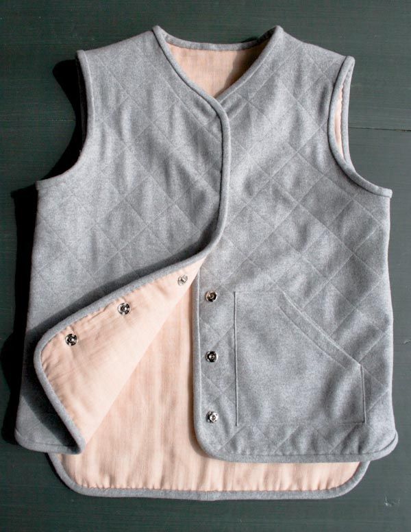 Quilted Wool Vest by Purl Soho | Threadloop