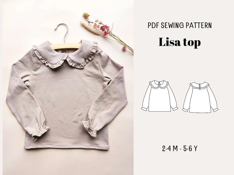 Lisa Top by Honeybunch Patterns | Threadloop