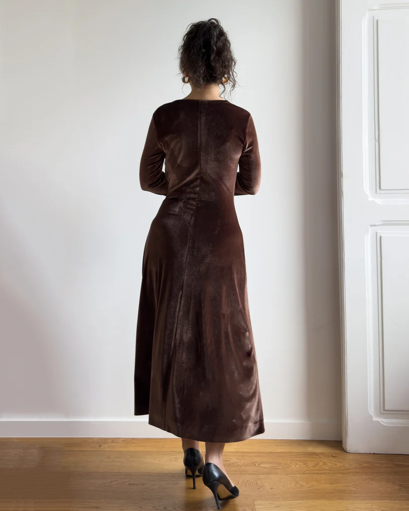 Estelle Cowl Dress by Just Patterns | Threadloop